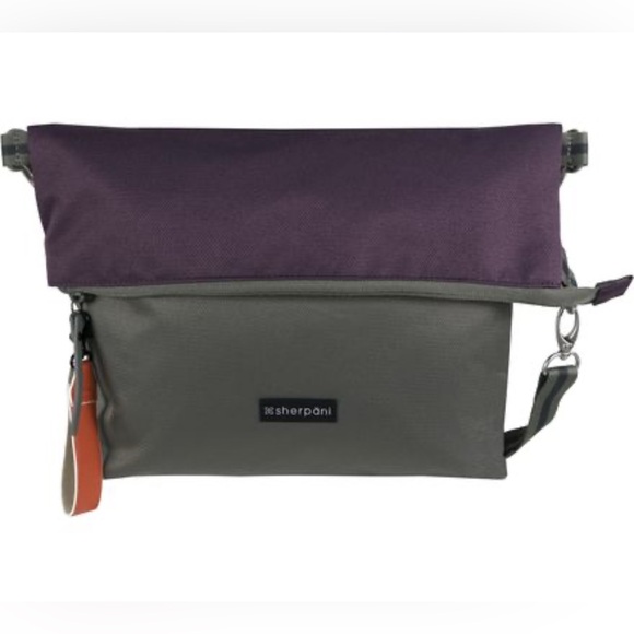 Sherpani | Bags | Sherpani Vale Anti Theft Crossbody Bag Green Purple ...